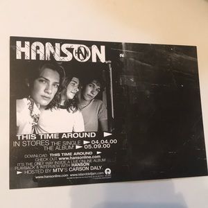 Wall Decor | Autographed Hanson This Time Around Promo Card | Poshmark